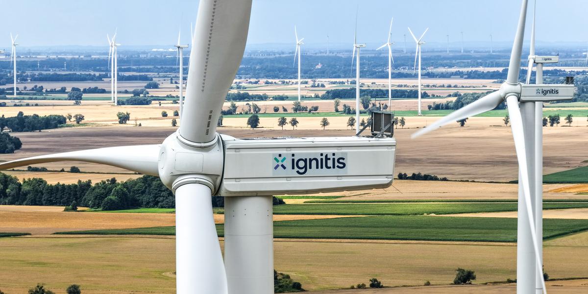 Największa w Polsce farma wiatrowa firmy Ignitis Renewables osiągnęła ...